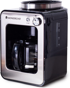 WONDERCHEF Regalia Bean-to-Cup Brew Coffee Maker with Grinder 4 Cups ...