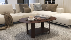 Flipkart Perfect Homes Studio Modern Round Center Table/Wooden Coffee ...