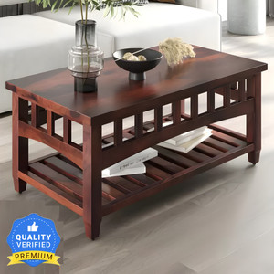 Allie Wood Kosmo Sheesham ( Rosewood ) Solid Wood Coffee Table Price in ...