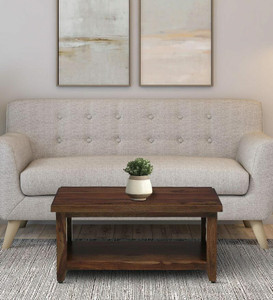 Karina Furniture Sheesham Wood Coffee Table In Provincial Solid Wood ...