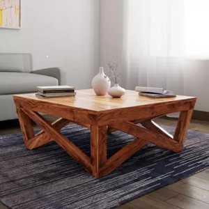 Allie Wood Sheesham ( Rosewood ) Solid Wood Coffee Table Price in India ...
