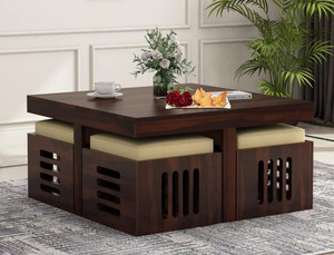 Flipkart Perfect Homes Bunny Tea Table, Center Table Solid Wood Coffee ...