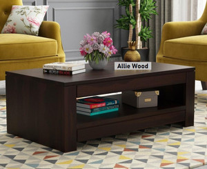 Allie Wood sheesham Solid Wood Coffee Table Price in India - Buy Allie ...
