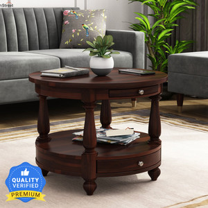 Allie Wood Louis Rosewood (Sheesham) 2 Drawer Solid Wood Coffee Table ...