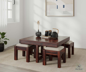 Allie Wood Solid Wood Coffee Table Price in India - Buy Allie Wood ...