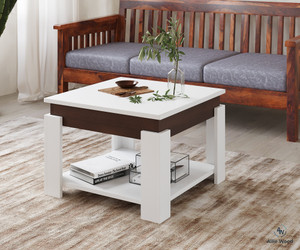 Allie Wood Engineered Wood Coffee Table Price in India - Buy Allie Wood ...