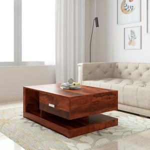 Custom Decor Solid Wood Coffee Table Price in India - Buy Custom Decor ...