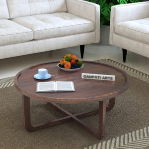 Ganpati Arts Sheesham Wood Center Table/Coffee Table For Living/Waiting ...