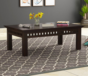 Allie Wood Sheesham ( Rosewood ) Solid Wood Coffee Table Price in India ...