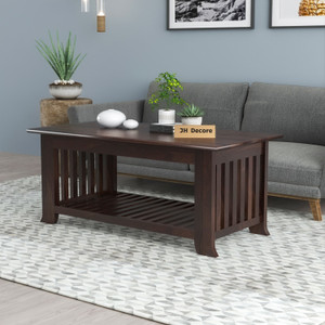 Jh Decore Sheesham Wood Coffee/Center Table |Finish:-Walnut | Solid ...