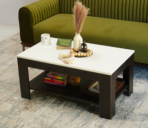 Allie Wood Engineered Wood Coffee Table Price in India - Buy Allie Wood ...
