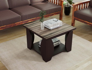 Allie Wood Alex Engineered Wood Coffee Table Price in India - Buy Allie ...