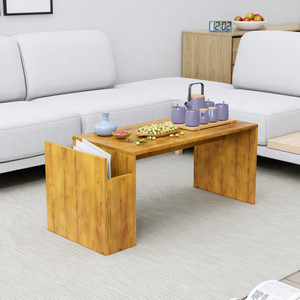 Hexa Red Wooden Coffee Table, Tea Table, Centre Table, Ideal for Home ...