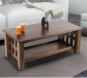 Allie Wood Rosewood (Sheesham) Solid Wood Coffee Table Price in India ...