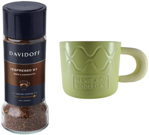 Davidoff Espresso Instant Coffee 100% Arabica With Designing Mug, Combo ...