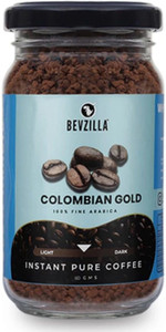 Bevzilla Instant Coffee Powder Colombian Gold - 75 Grams | 100 % ...