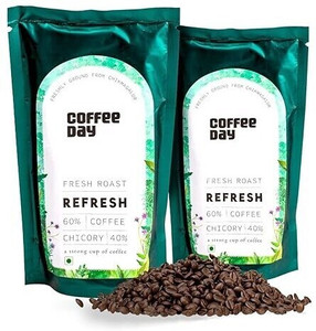 Cafe Coffee Day REFRESH (60% Coffee, 40% Chicory) Premium Instant ...