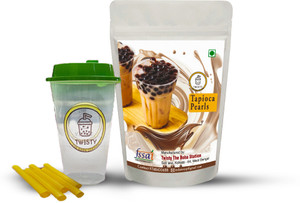 Twisty The Boba Station Bubble Tea Kit - Tapioca Pearls KIT | 1 Sipper ...