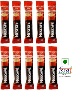 Nescafe 3 in 1 Original 10 Sachets 180g Instant Coffee Instant Coffee ...