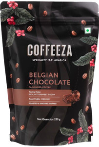 Coffeeza Belgian Chocolate Flavoured Ground Coffee Powder | Coarse ...