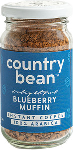 Country Bean Blueberry Muffin Instant Coffee Powder, Freeze-dried, 50 G ...