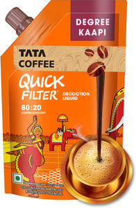 Tata Coffee Quick Filter, Degree Kaapi Decoction Liquid Filter Coffee ...