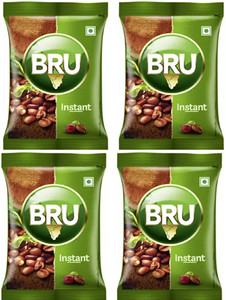 BRU Instant Coffee, 200 g (50G*4) Instant Coffee Price in India - Buy ...