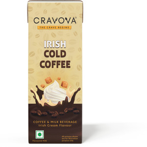 CRAVOVA - THE CRAVE BEGINS Irish Cold Coffee Tetra Pack Instant Coffee ...