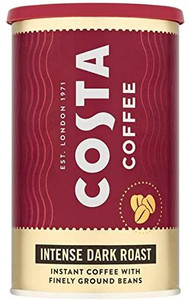 Costa Coffee Intense Dark Roast Instant Coffee With Finely Ground ...