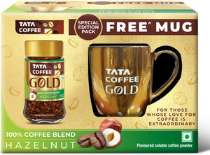 Tata Coffee Gold Hazelnut Mug Combo Instant Coffee Price in India - Buy ...