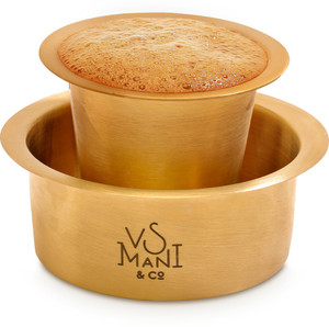 VS MANI & CO. Brass Dawara Tumbler, for Serving Filter Coffee/Tea Price ...