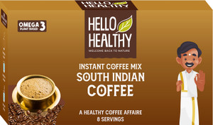 Hello Healthy South Indian Instant Coffee Mix Powder Sachets (17 Gram X ...