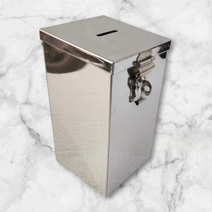 JAYCO Stainless Steel Coin Box / Donation Peti / Gullak Coin Bank Price ...