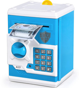 Kid Kraze ATM Safe Kids Piggy Saving ATM Bank with Electronic Lock Coin ...