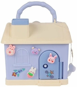 Barbarik House Coin Bank, Plastic Material Small Compact Gullak for ...