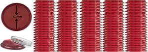 Klowage 100 Pieces(50 Gram + Size 52mm)Coin Capsule Holders Round ...