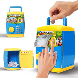 Wembley Finger Print Sensor ATM Piggy Bank for Kids Gullak for Money ...
