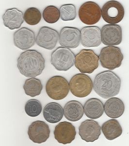 Sansuka 28 different Indian British Raj coins Modern Coin Collection ...