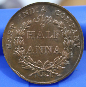 Eshop Half Anna (1835) British India Collectible Old Rare Coin Medieval ...