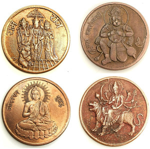 oldcoinwala Ram Darbar Lord Hanuman Gautam Buddha Durga Maa Ancient ...