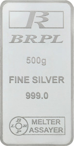 Bangalore Refinery Brpl 500 Gram Silver Bar S 999 500 g Silver Bar ...