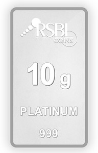 RSBL Precious Certified Exquisite Design 10 g Platinum Bar Price in ...