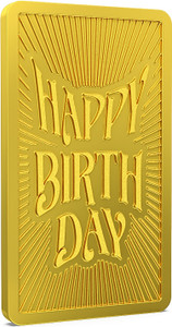 Aspect Bullion & Refinery Happy Birthday 24 (999) K 5 g Gold Bar Price ...