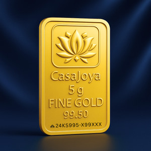 CASAJOYA BIS Hallmarked (HUID) Pure Gold 24 (995) K 5 g Gold Bar Price ...