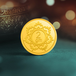 Candere by Kalyan Jewellers GCC0002 24 (999) K 2 g Yellow Gold Coin ...