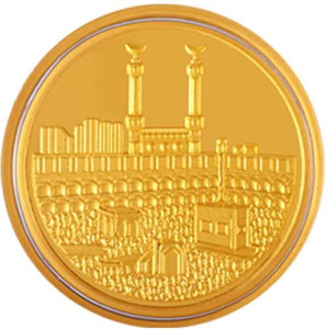 PC Chandra Jewellers Kaaba 24 (999) K 0.05 g Yellow Gold Coin Price in ...