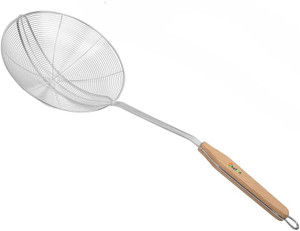 Chefkit Stainless Steel Deep Fry Strainer Jhara | Puri, Oil Strainer ...