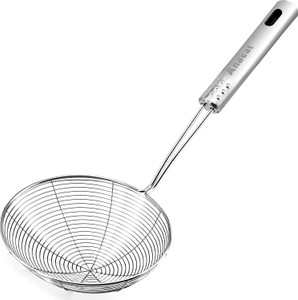 Urbanware Stainless Steel Fry Oil Strainer Deep Fry/Mesh Strainer/Jhara ...