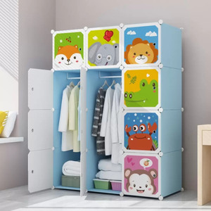 YOZO 12-Door Plastic Collapsible Wardrobe PC Collapsible Wardrobe Price ...