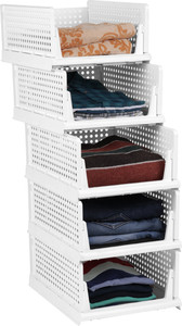 Umax Large Size 43 X 33 X 19cm Wardrobe Cloth Organizer for Storage (5 ...